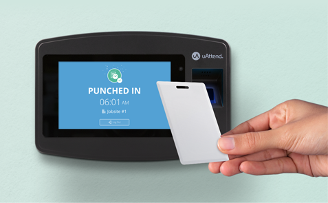 UAT Time Clocks RFID